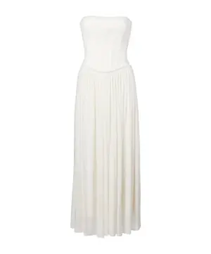 Simkhai Adalys Gathered Corset Dress