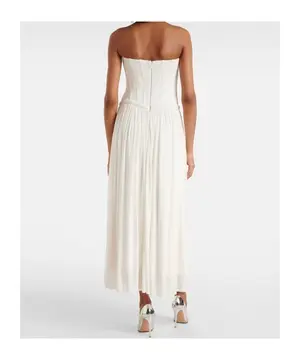 Simkhai Adalys Gathered Corset Dress