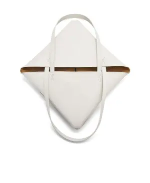 Loewe Puzzle Fold Tote In Shiny Calfskin