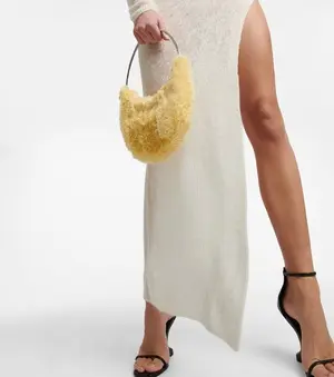 Coperni Semi-transparent Ruffle Over-length Dress