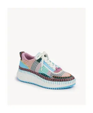 Chloé Nama Lace-up Sneakers - White