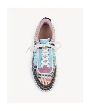Chloé Nama Lace-up Sneakers - White