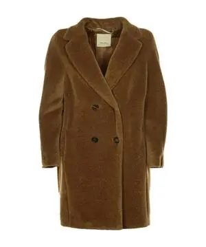 Max Mara Shearling Double-breasted Coat