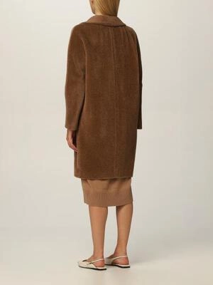 Max Mara Shearling Double-breasted Coat