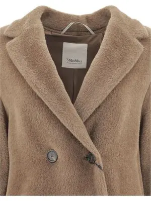 Max Mara Shearling Double-breasted Coat