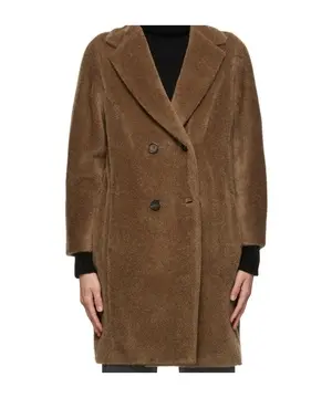 Max Mara Shearling Double-breasted Coat