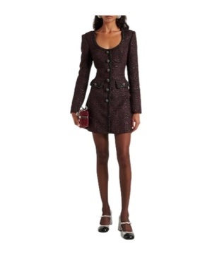SELF-PORTRAIT Tweed Blazer Dress
