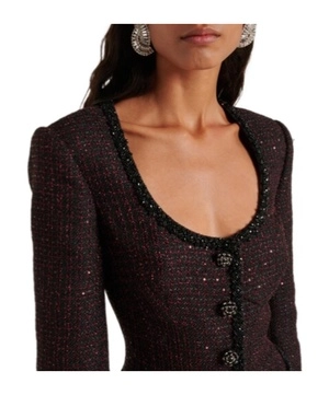 SELF-PORTRAIT Tweed Blazer Dress