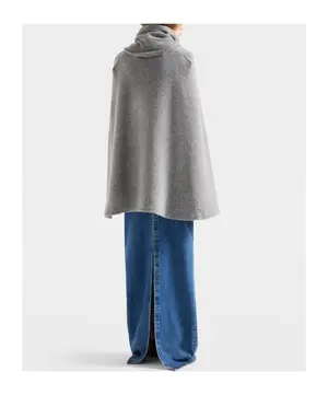 7 For All Mankind Wool Turtleneck Cape Sweater
