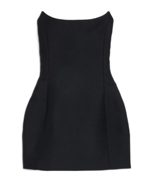 BALENCIAGA Women's Bustier Mini Dress In Black