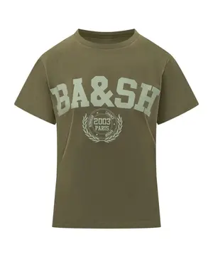 Ba&sh Ioni Logo T-shirt - Green
