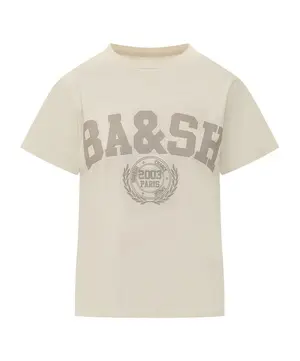 Ba&sh Ioni Logo T-shirt - Nude