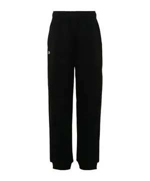 Lacoste Elastic-waist Casual Trousers - Black
