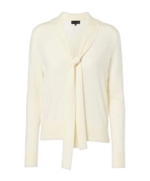 NILI LOTAN Lace-up Sweater