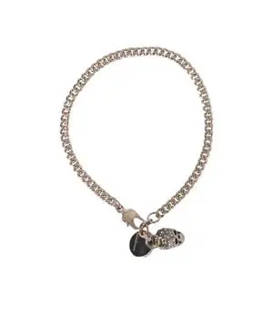 Alexander McQueen Skull Pendant Bracelet