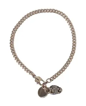 Alexander McQueen Skull Pendant Bracelet