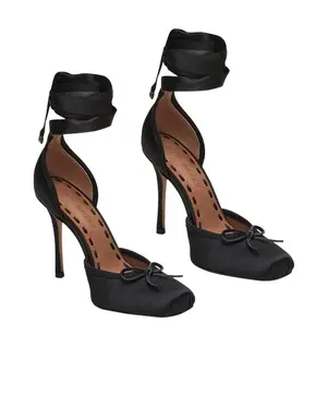 Steve Madden Larina Ankle-tie Heeled Pumps