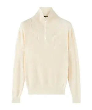 Loro Piana High-neck Sweater - Cream