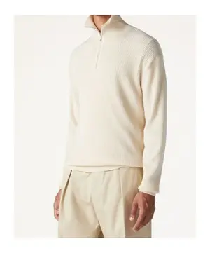 Loro Piana High-neck Sweater - Cream