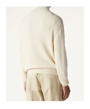 Loro Piana High-neck Sweater - Cream