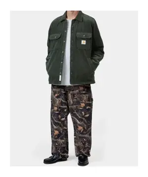 Carhartt Work In Progress Corduroy Logo-patch Shirt Jacket