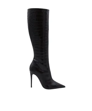 Paris Texas Vera Crocodile-effect Tall Boots