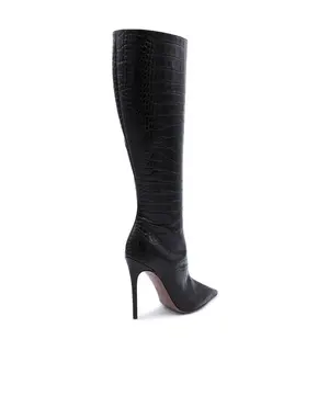 Paris Texas Vera Crocodile-effect Tall Boots