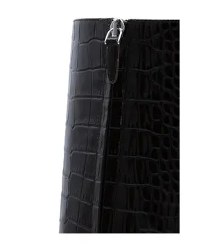 Paris Texas Vera Crocodile-effect Tall Boots
