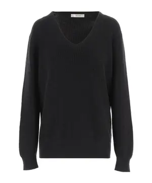 THE ROW Long-sleeve V-neck Pullover