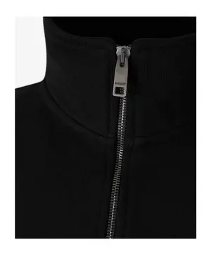 Burberry Half-zip Embroidered Logo Sweatshirt