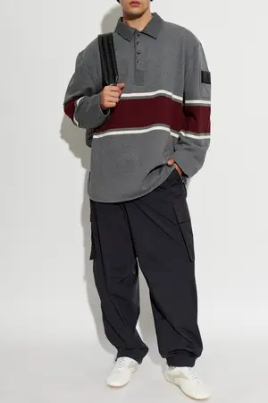 Bottega Veneta Long-sleeved Polo Shirt