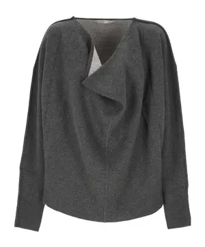 Carven Long-sleeve Knit Top - Black