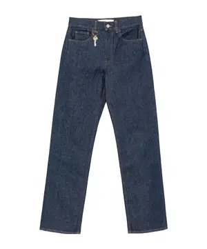Carven Key-charm Straight-leg Jeans - Blue