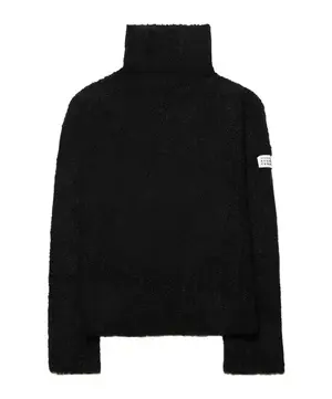 MAISON MARGIELA High Neck Knit Pullover - No