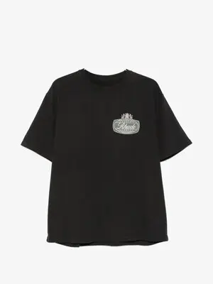 Rhude Desert Crest Graphic Tee - Blacksilvr