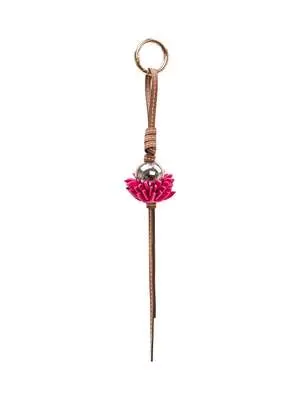 Michael Kors Mini Floral Charm Bag With Ring And Keychain