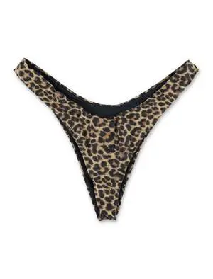 MATINEE Mini Leopard Slip With High-cut Design