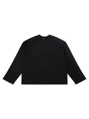 ENTIRE STUDIOS Cotton Long Sleeve Crewneck Sweatshirt - Nero