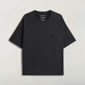 Y3 Boxy Short Sleeve T-shirt - Black