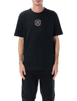Rvca Roses Poster T-shirt Relaxed Fit - Black