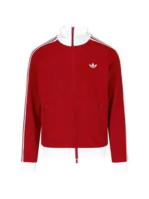Adidas Zip-up Track Jacket - Red