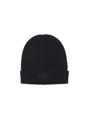 DIESEL® Wool-cotton Knit Beanie Hat