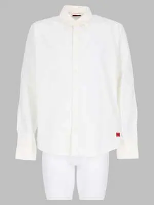 Hugo Stretch Cotton Shirt - White