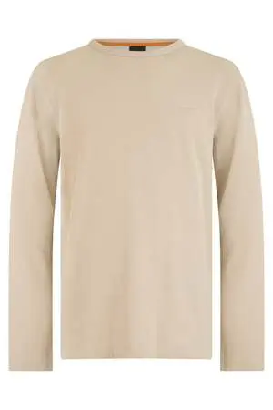 BOSS Logo Long-sleeve Cotton Shirt
