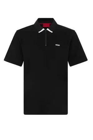 BOSS Essential Cotton Polo For - Black