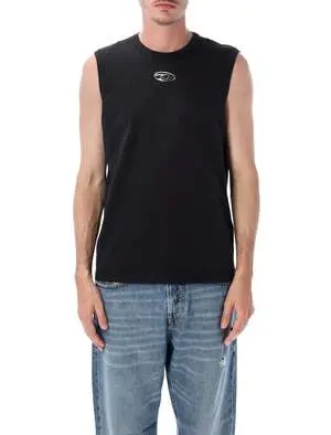 DIESEL® Slim Fit Tank Top With Metallic Logo