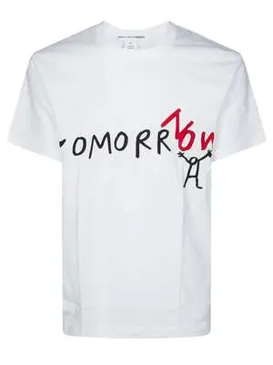 Comme Des Garçons Graphic Print T-shirt For Casual Style