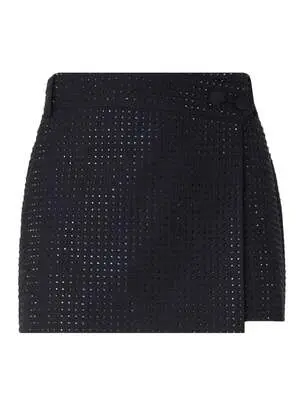 Pinko Pleated Satin-blend Skirt