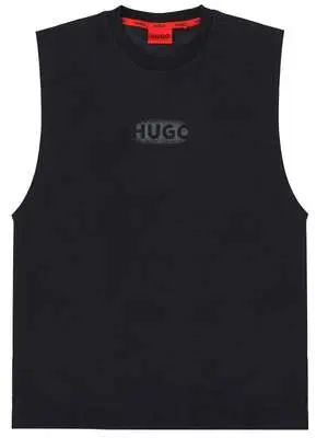 Hugo Classic Logo Top For - Black