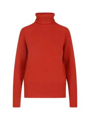 DRUMOHR Cashmere Turtleneck Sweater - Orange